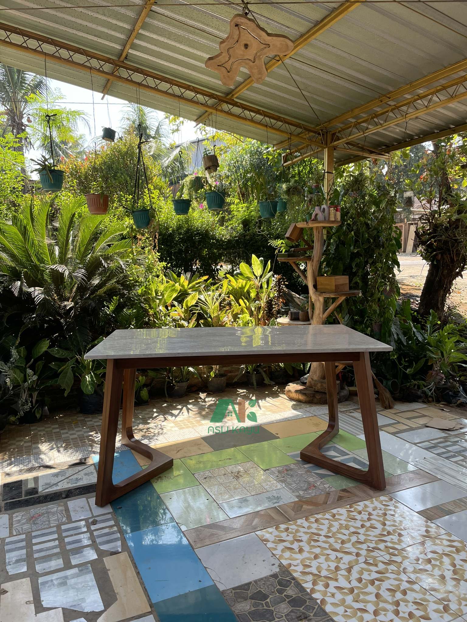 MARBLE DINING TABLE - AKDT05 - Asli Kayu